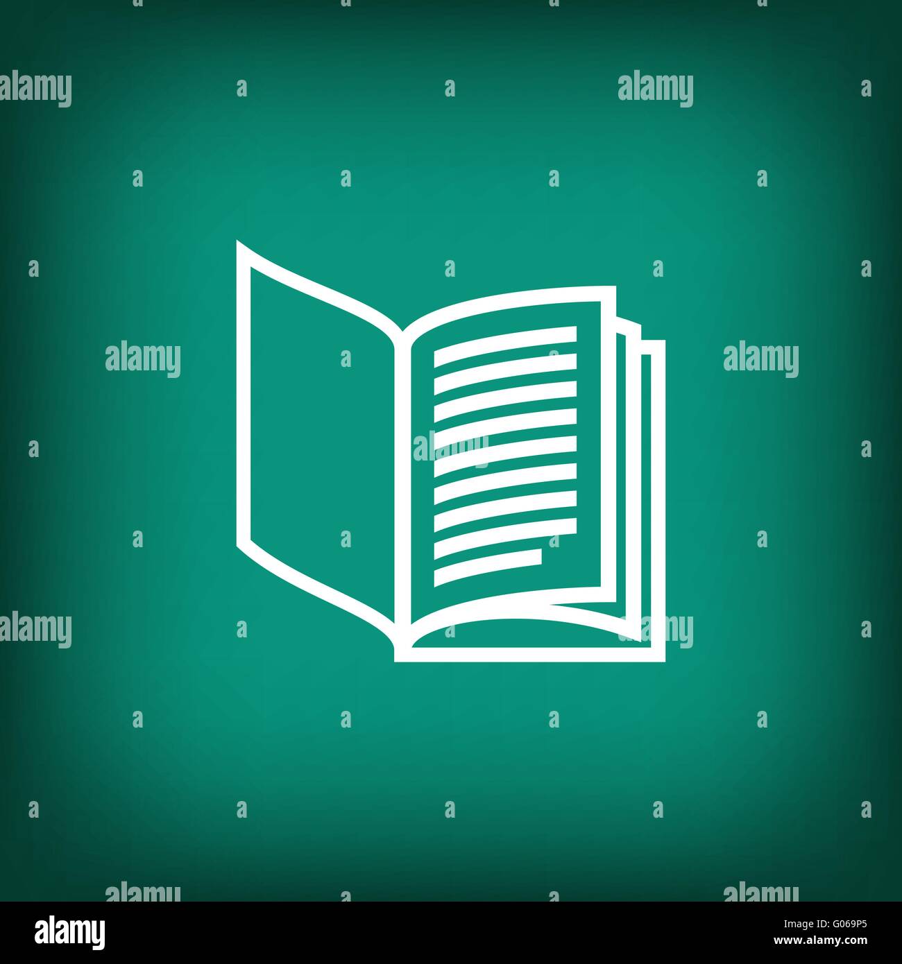 Pictograph of book. Vector concept illustration for design. Eps 10 ...
