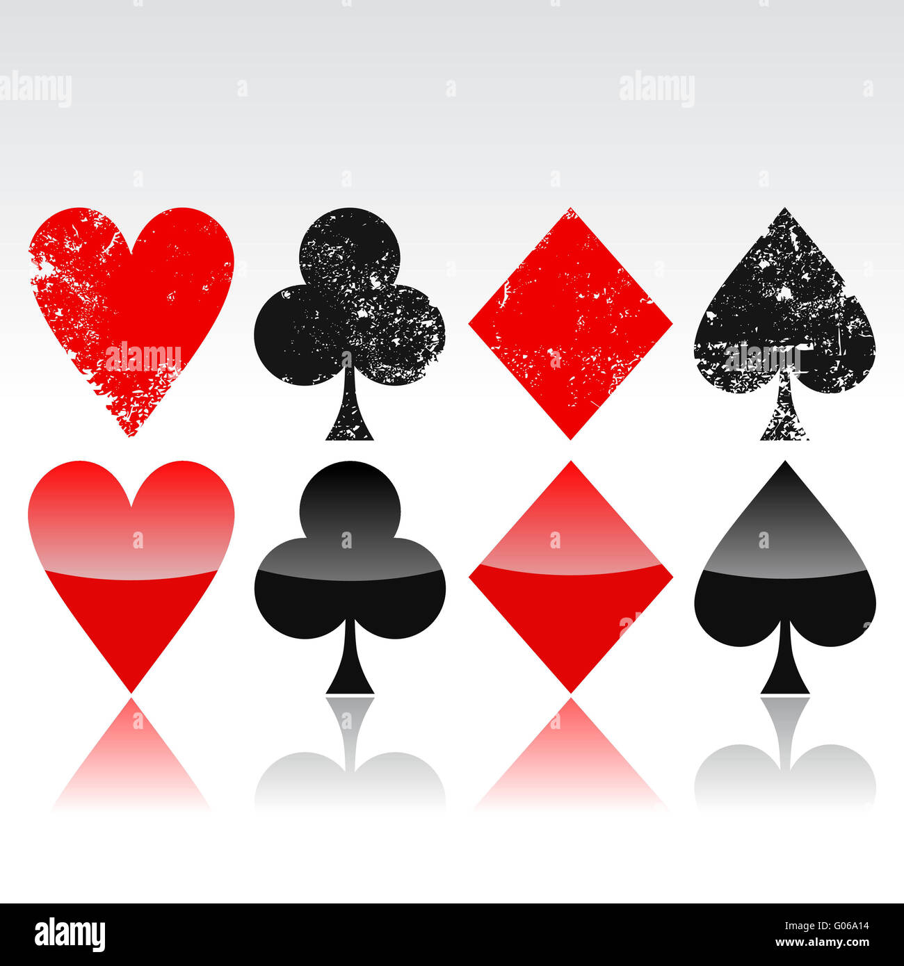 Vector illustration of poker concept design Stock Photo - Alamy