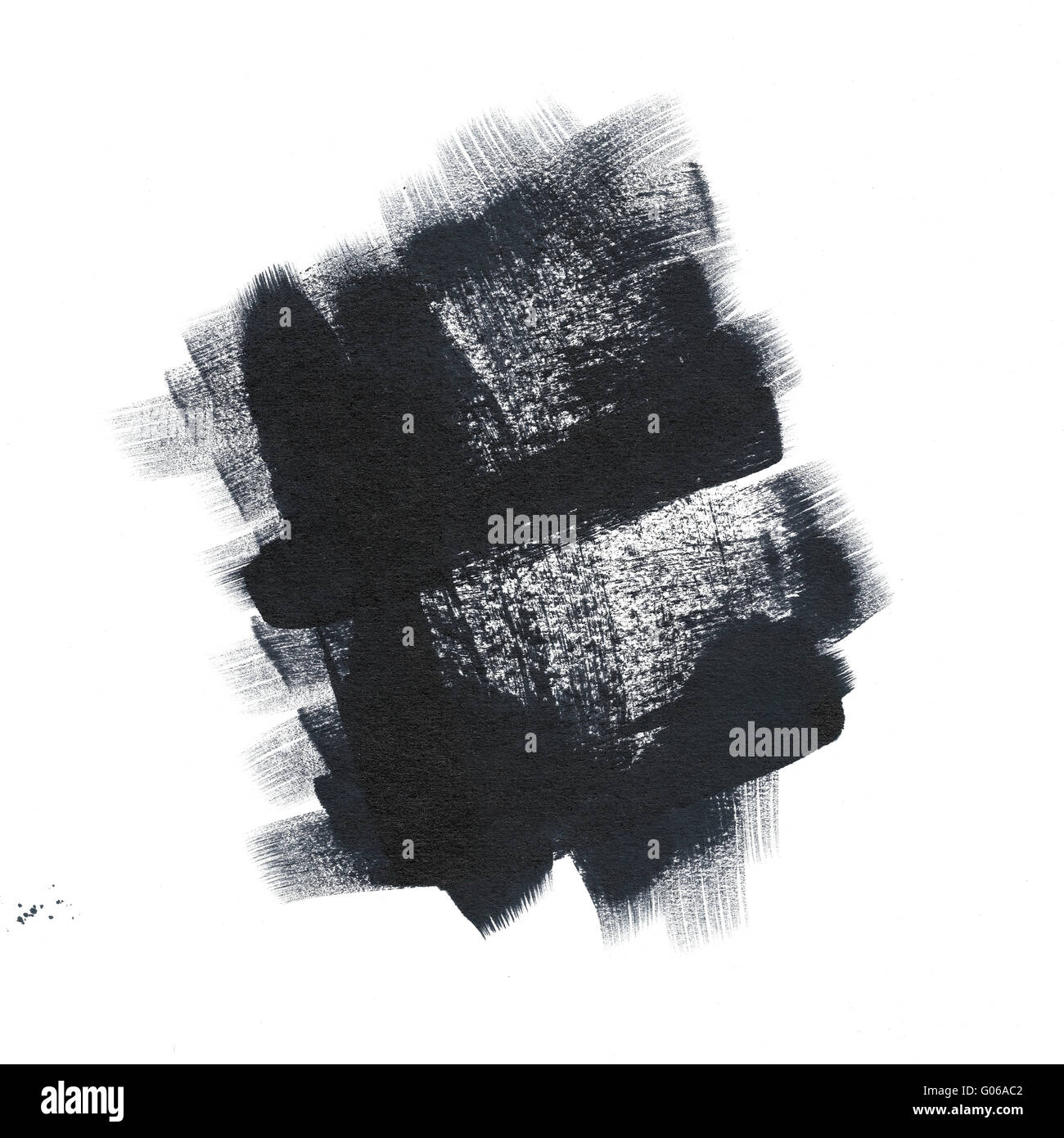 Background smeared black paint with a brush Stock Photo - Alamy