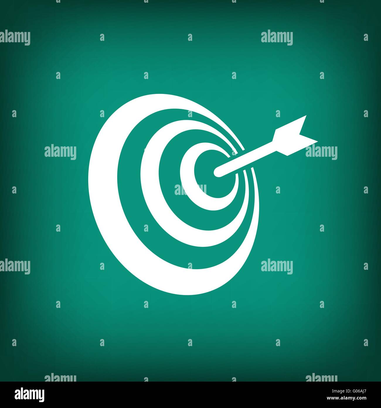Pictograph of target. Vector concept illustration for design. Eps 10 ...