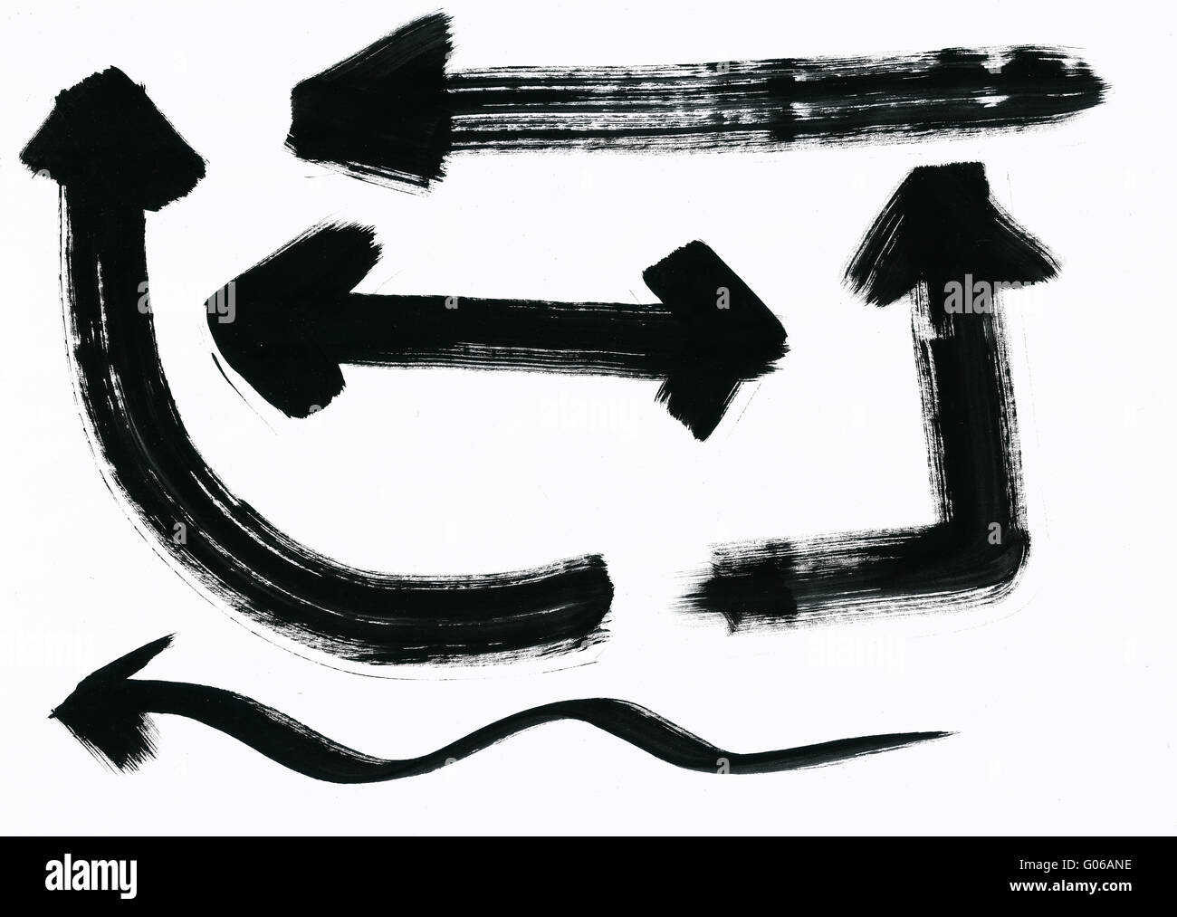 Set of many different arrows Stock Photo - Alamy