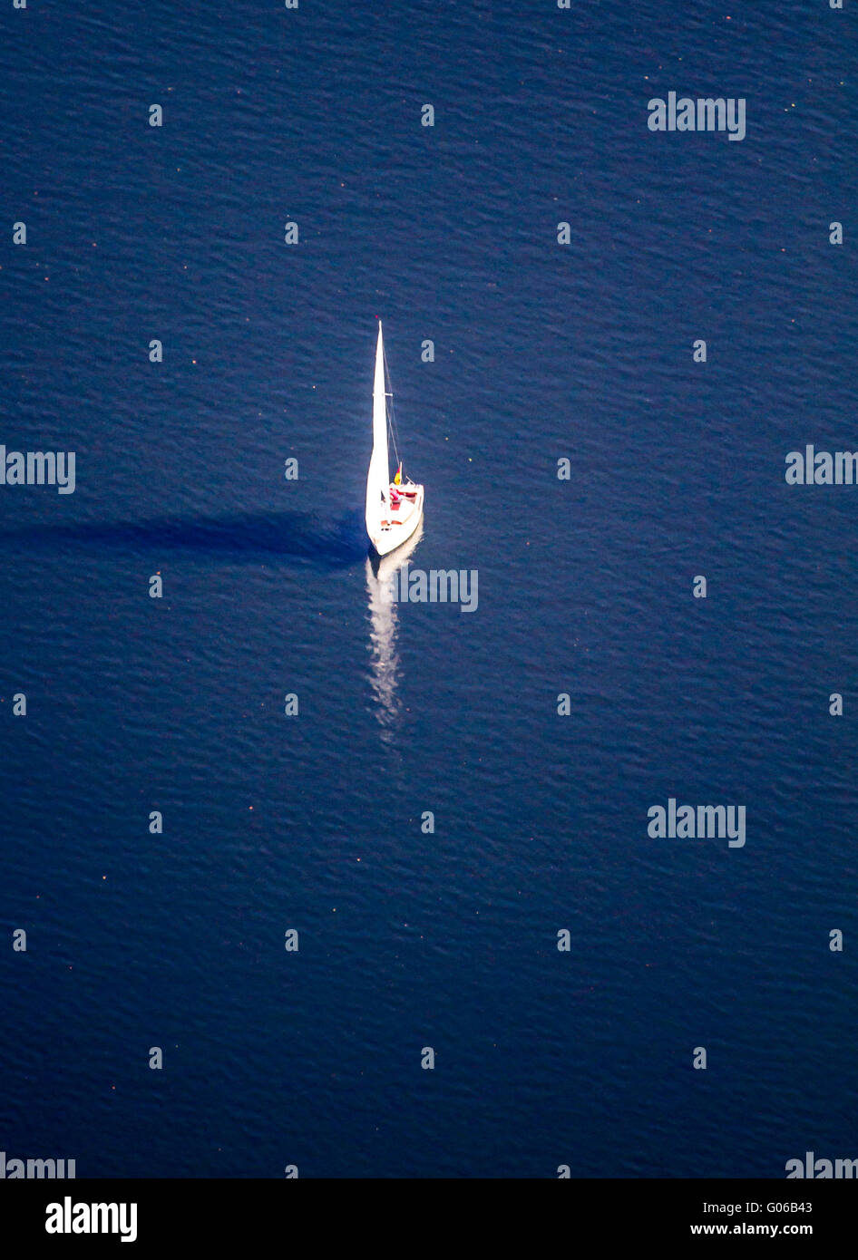 Sailboat at the see Stock Photo - Alamy