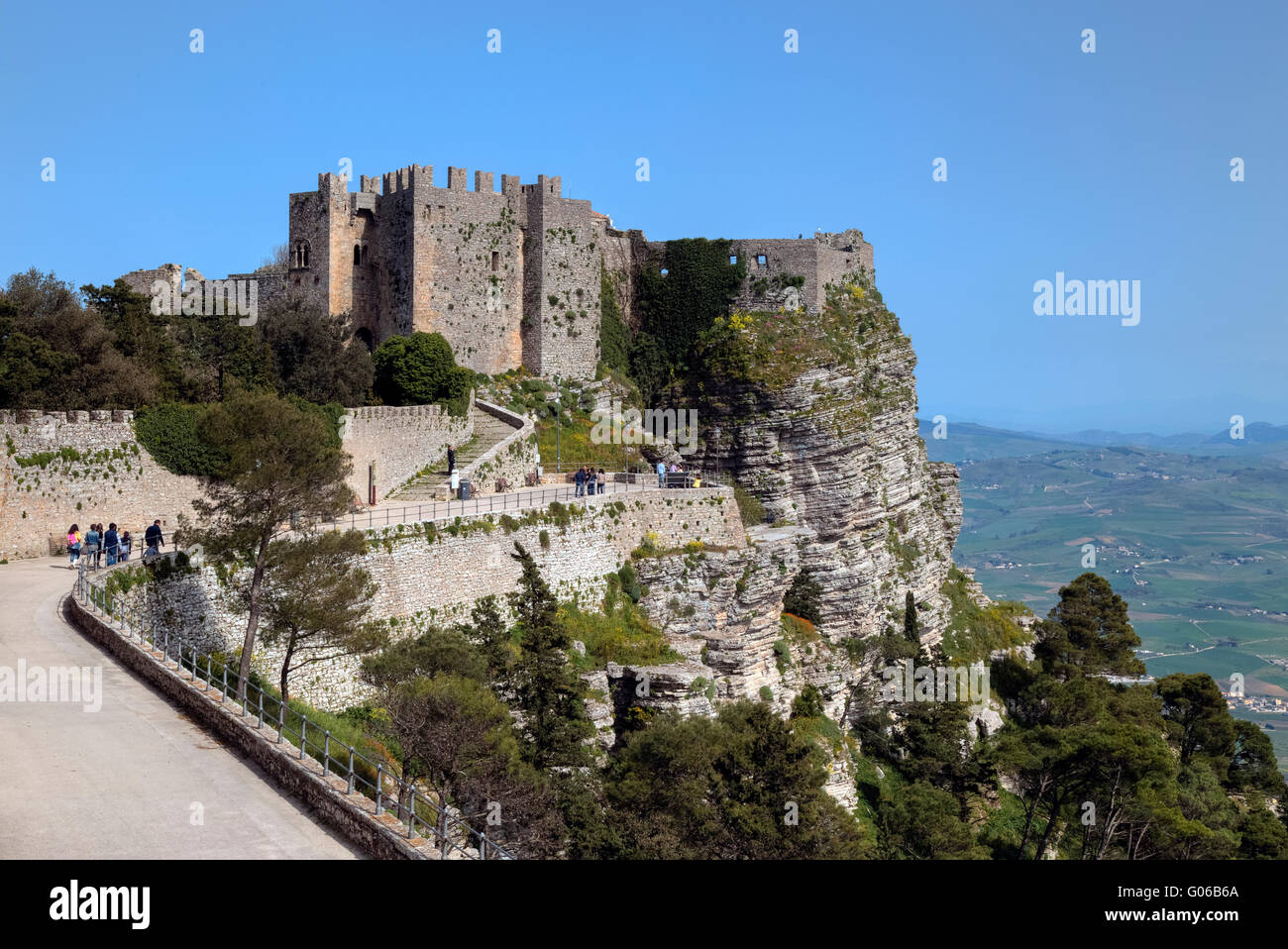 Erice pepoli castle hi-res stock photography and images - Alamy
