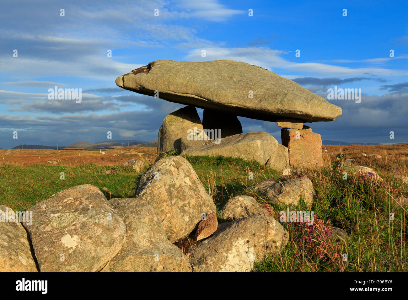 Kilclooney Dolmen, Kilclooney, County Donegal, Ireland, Europe Stock ...
