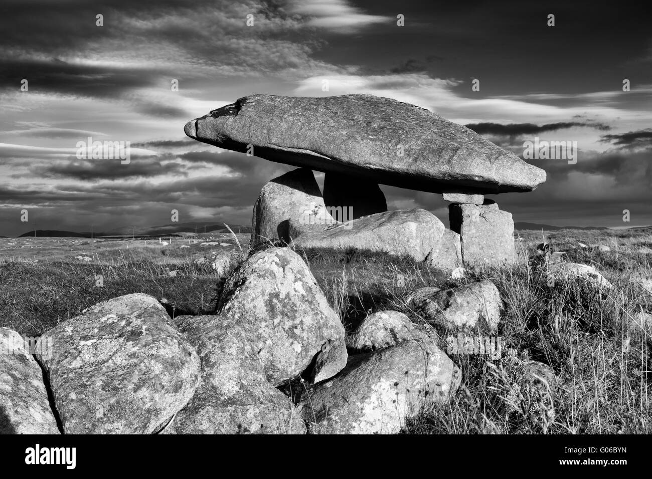 Kilclooney Dolmen, Kilclooney, County Donegal, Ireland, Europe Stock ...