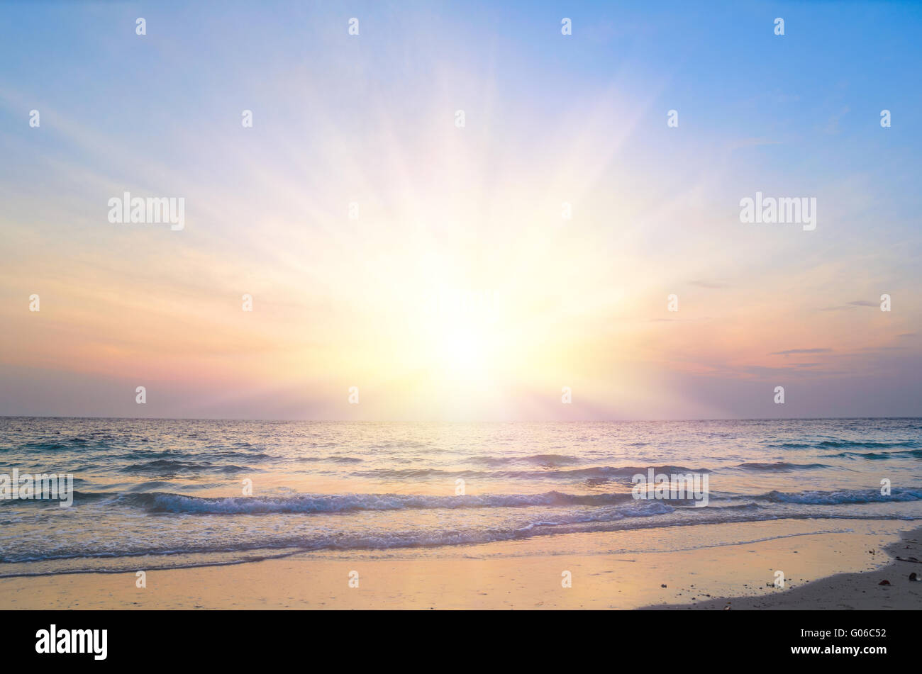sunrise at sea Stock Photo - Alamy
