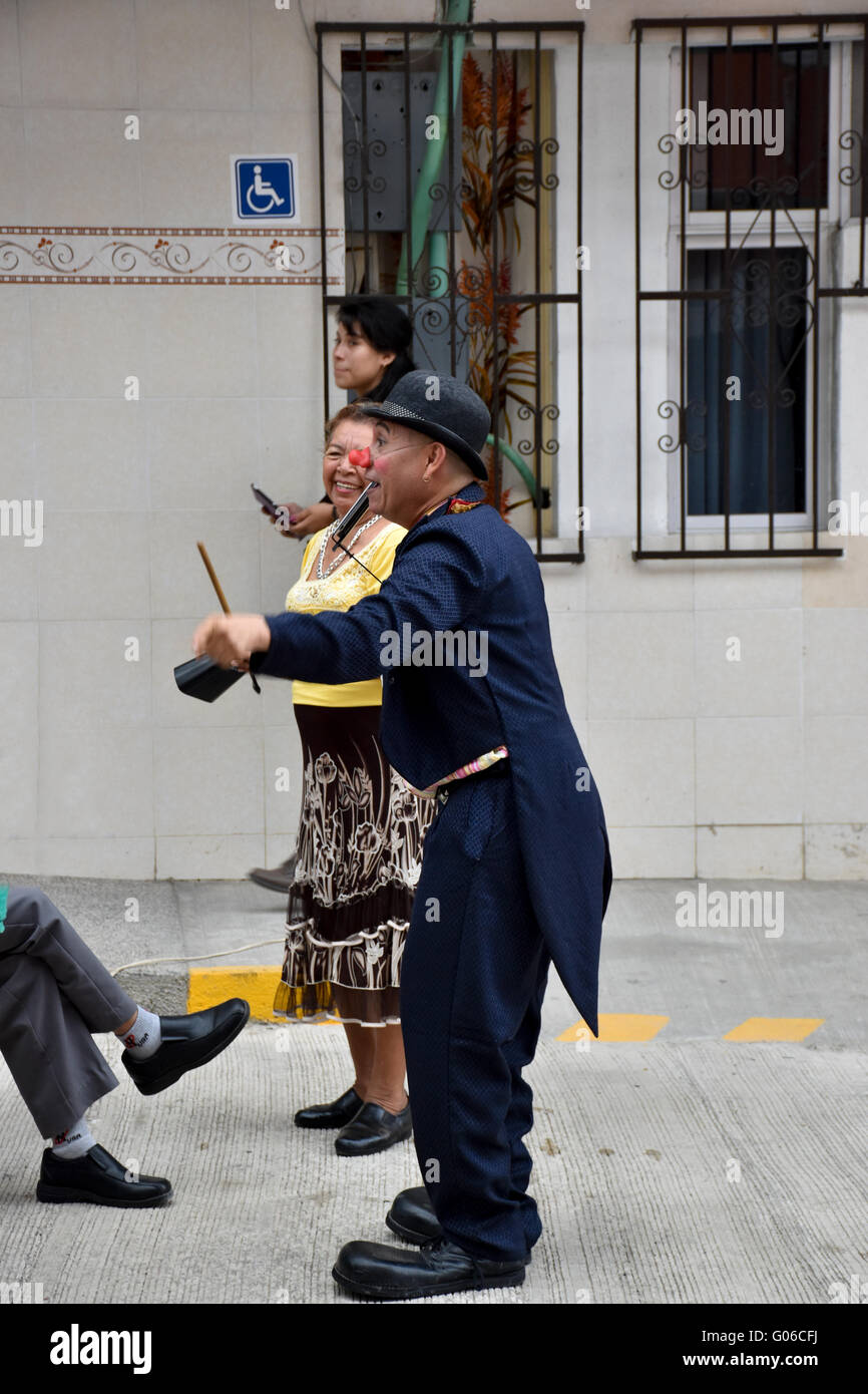 Clown performing at a cultural event in Acapulco, Mexico Stock Photo ...