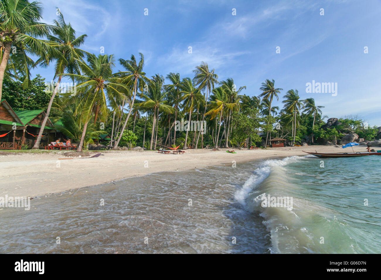 A scenic view of the holiday beach - Landscape Stock Photo - Alamy