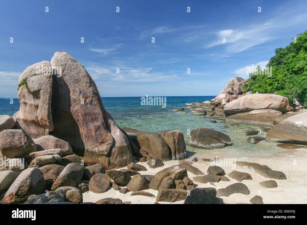 A scenic view of the tropical beach - Landscape Stock Photo - Alamy