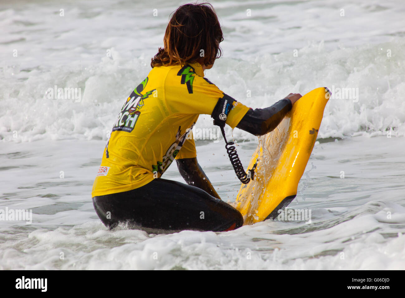 Bodyboader on 2nd Championship Impoxibol, 2011 Stock Photo - Alamy