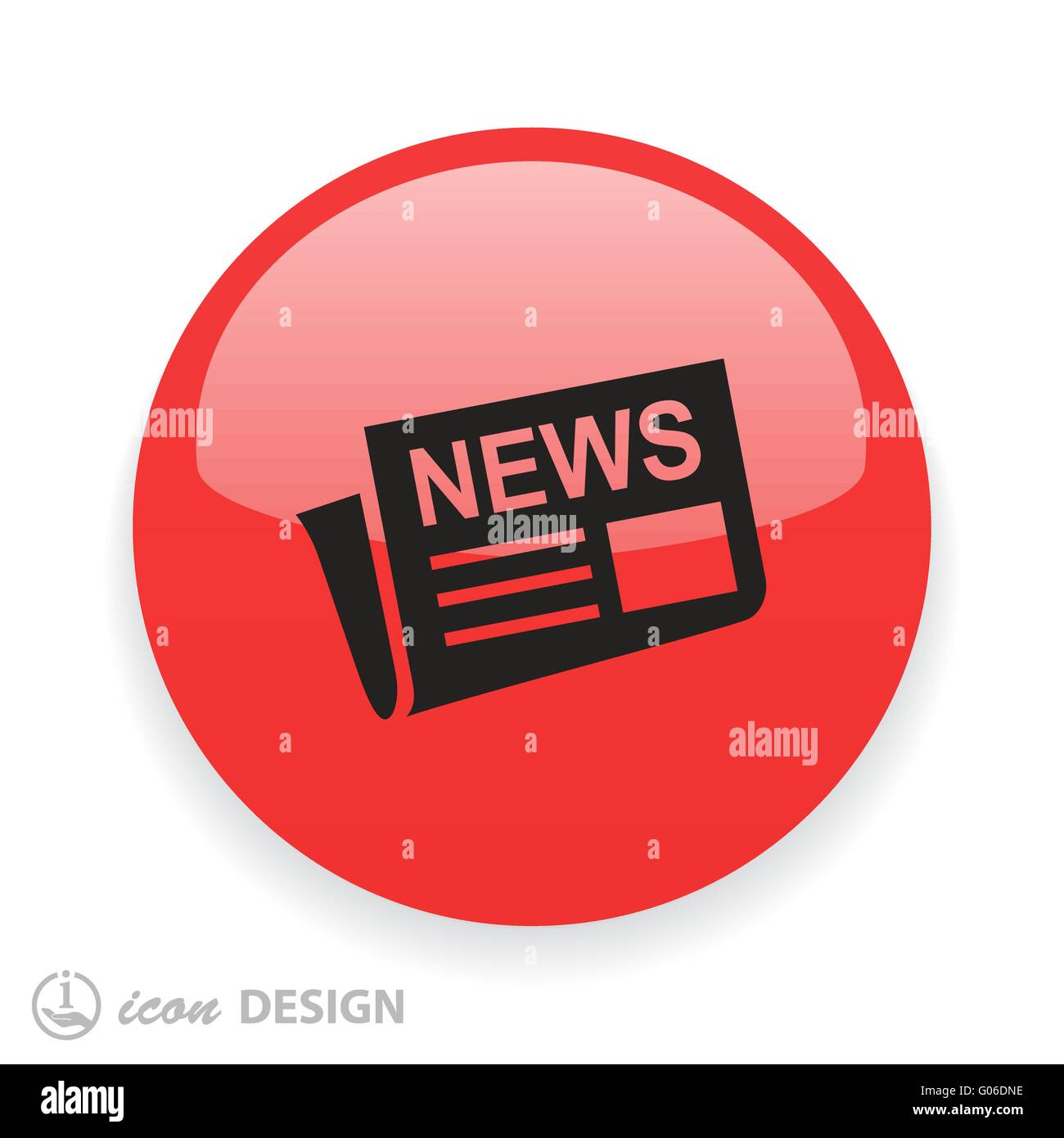 News icon. Vector concept illustration for design. Eps 10 Stock Vector ...