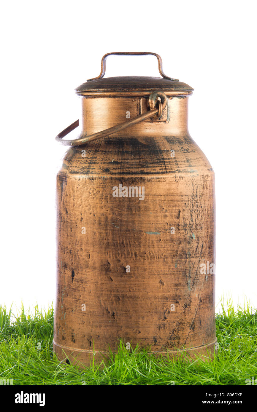 Vintage steel milk container hi-res stock photography and images - Alamy