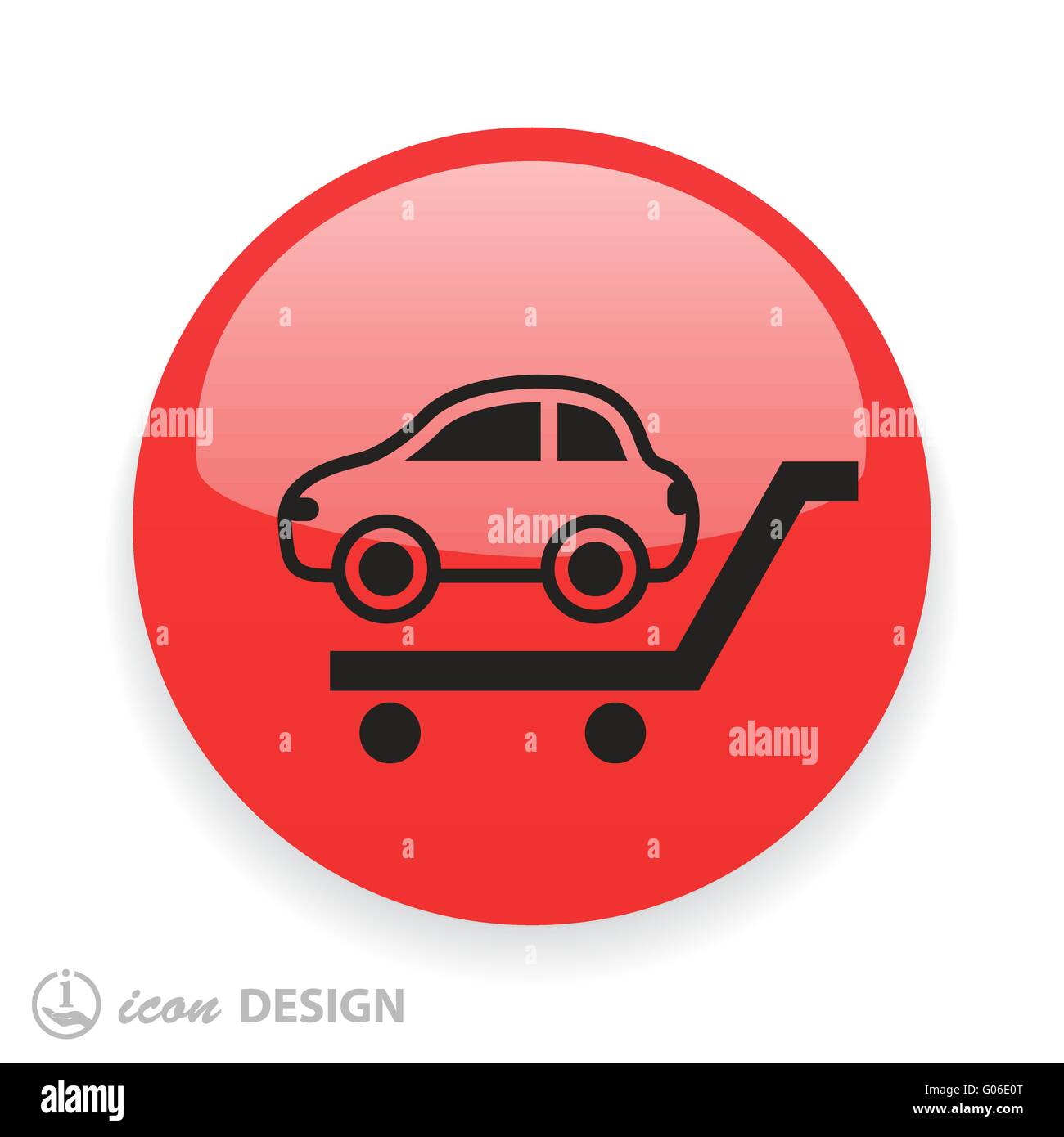 Pictograph of car. Vector concept illustration for design. Eps 10 Stock ...