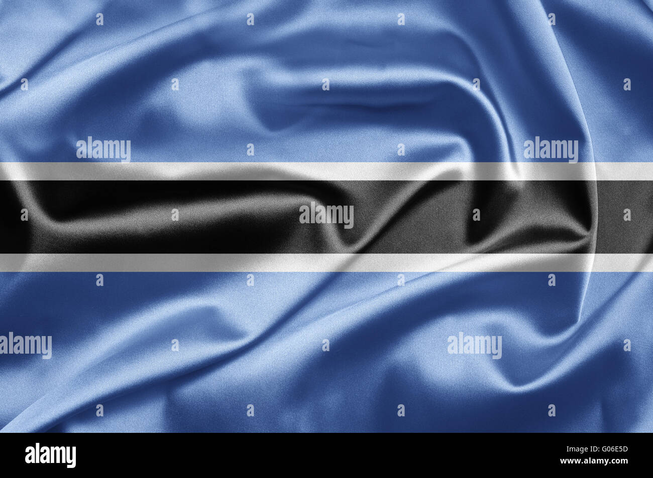 Botswana national flag hi-res stock photography and images - Alamy