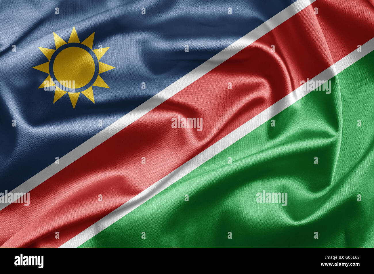 Flag of Namibia Stock Photo - Alamy