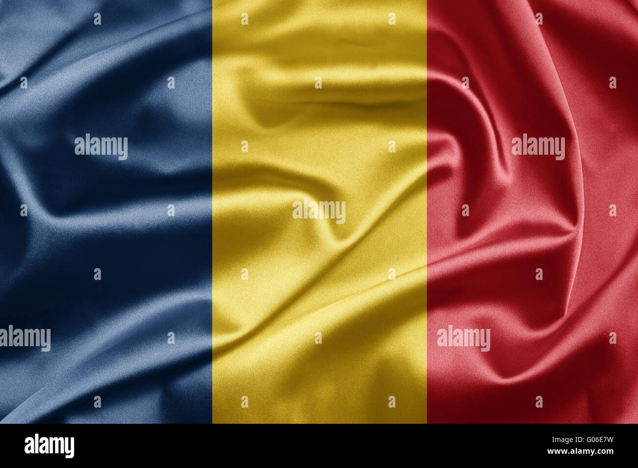Flag of Chad Stock Photo - Alamy