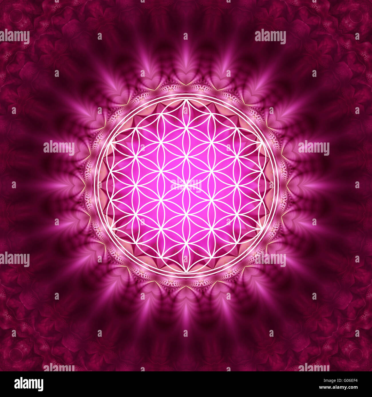 Flower of life chakra hi-res stock photography and images - Alamy