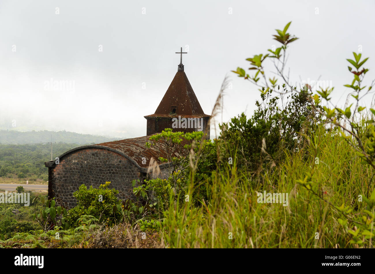 Abandoned christian church Stock Photo - Alamy