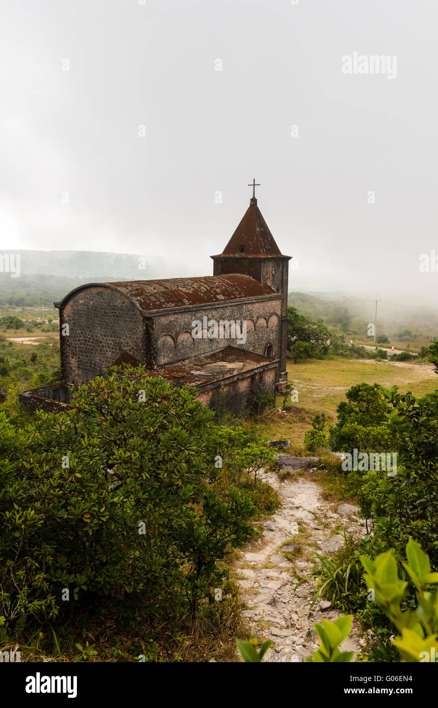 Abandoned christian church Stock Photo - Alamy