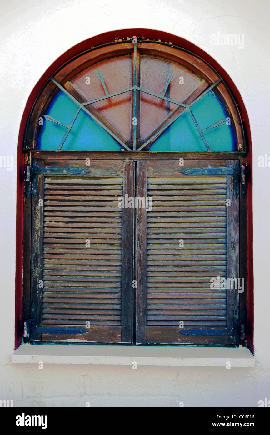 Stained shutters hi-res stock photography and images - Alamy