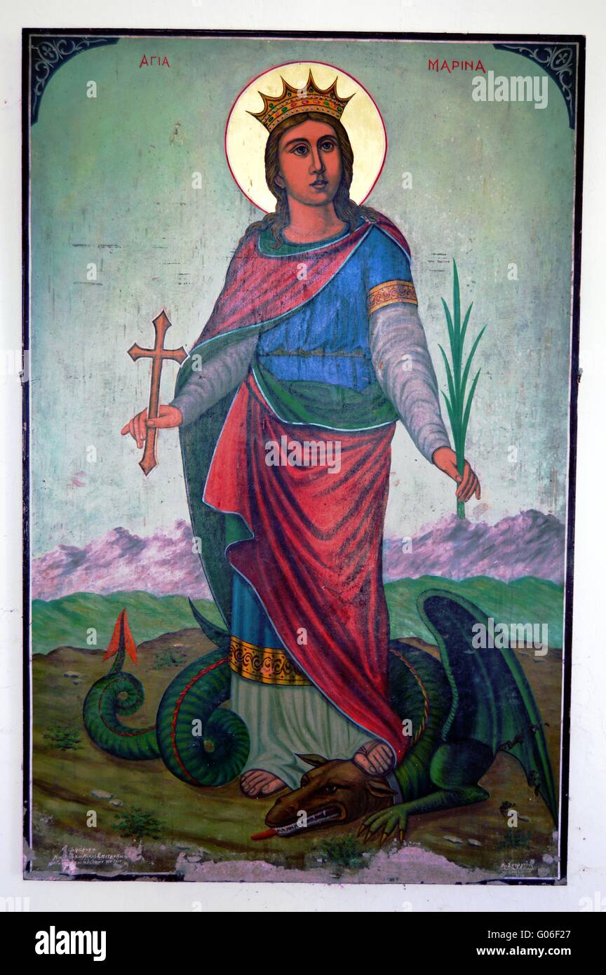 Painting saint icons hi-res stock photography and images - Alamy