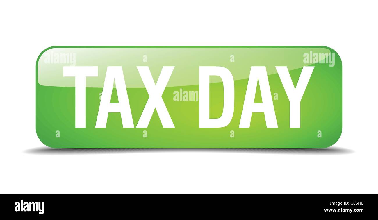 Tax day green square hi-res stock photography and images - Alamy