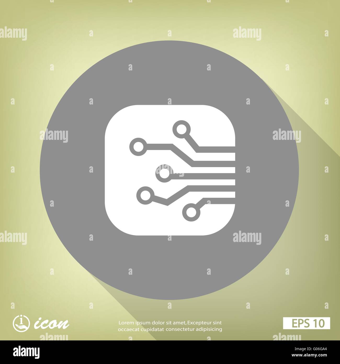 Pictograph of circuit board Stock Vector Image & Art - Alamy