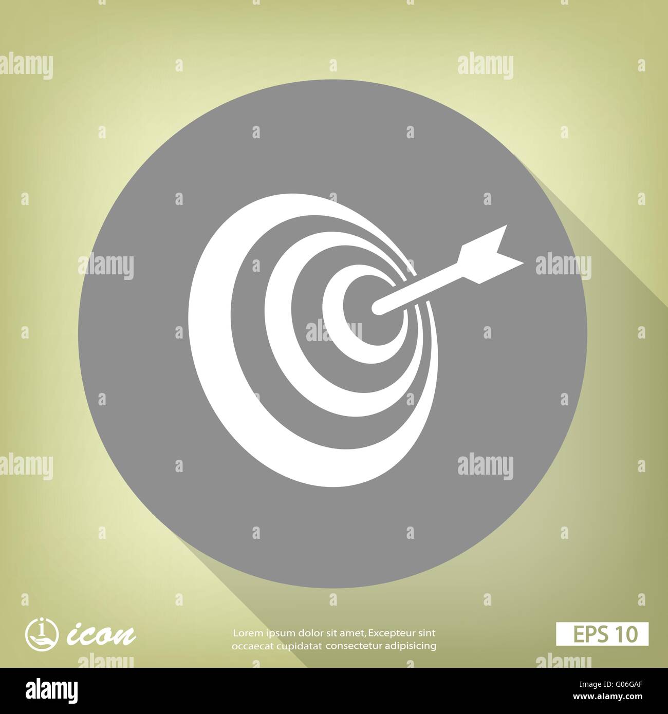 Pictograph of target Stock Vector Image & Art - Alamy