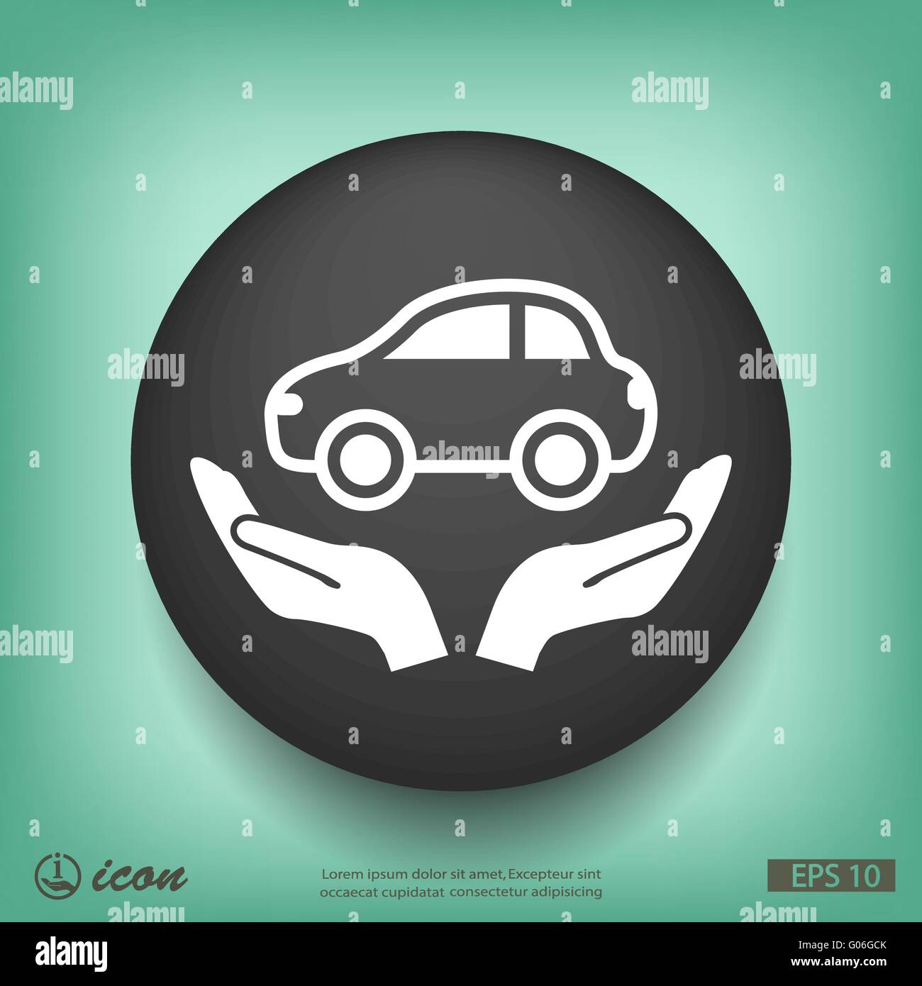 Pictograph of car Stock Vector Image & Art - Alamy