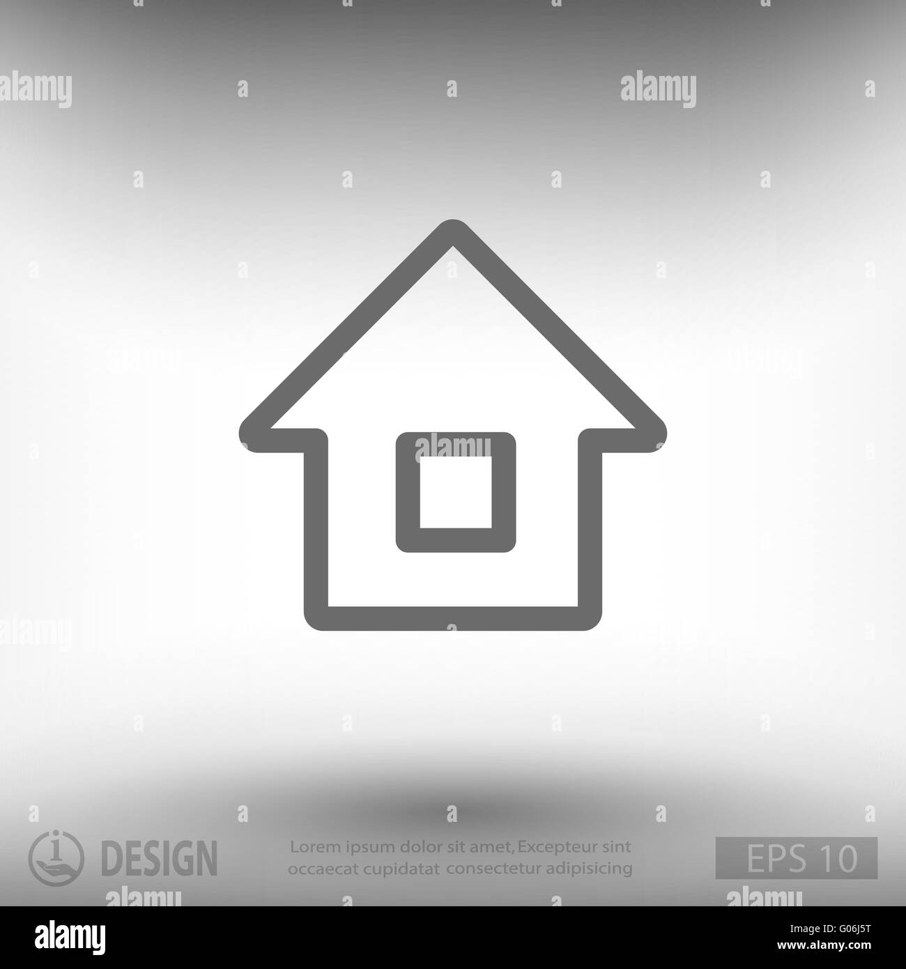 Pictograph of home Stock Vector Image & Art - Alamy