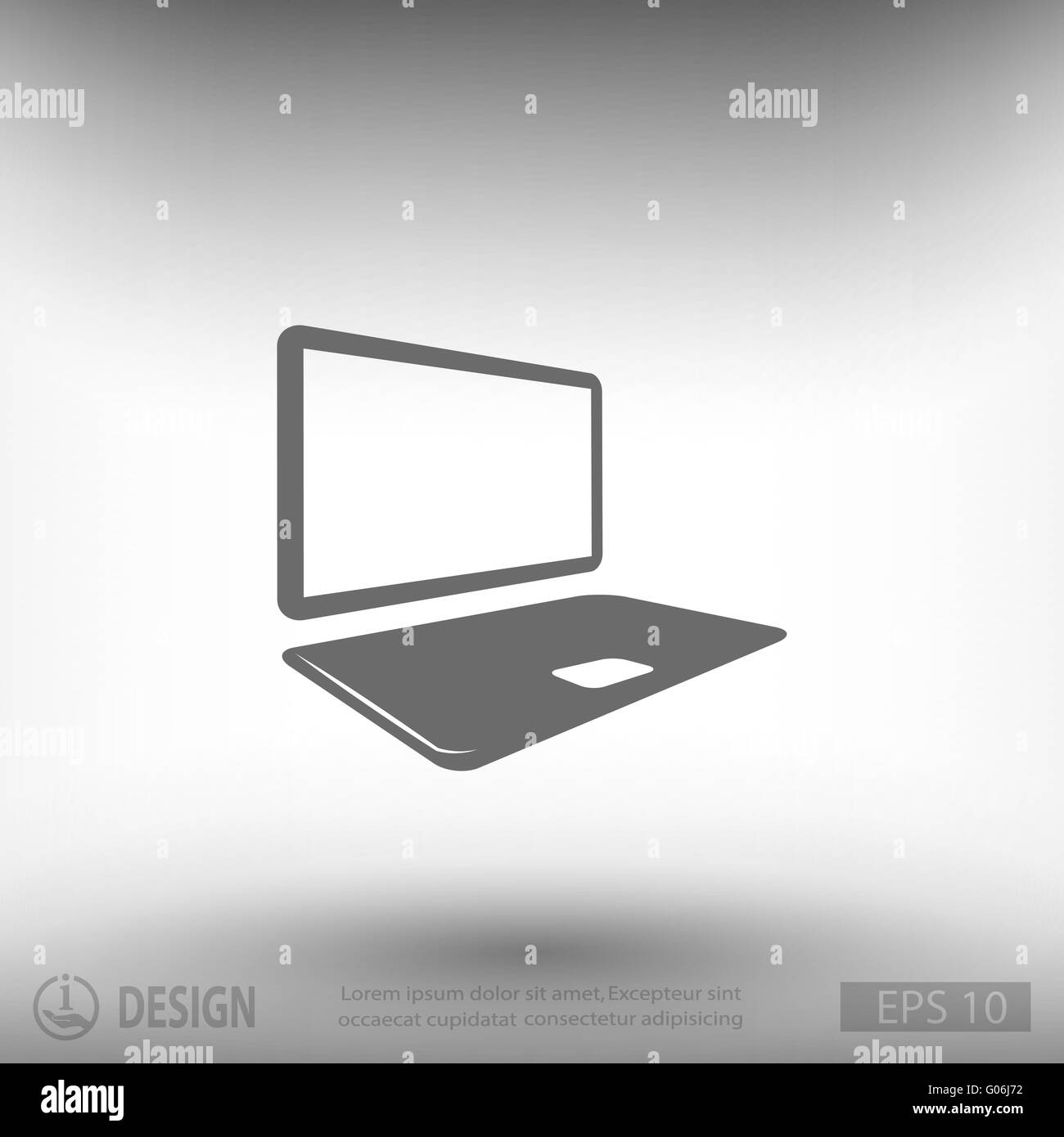 Pictograph of computer Stock Vector Image & Art - Alamy