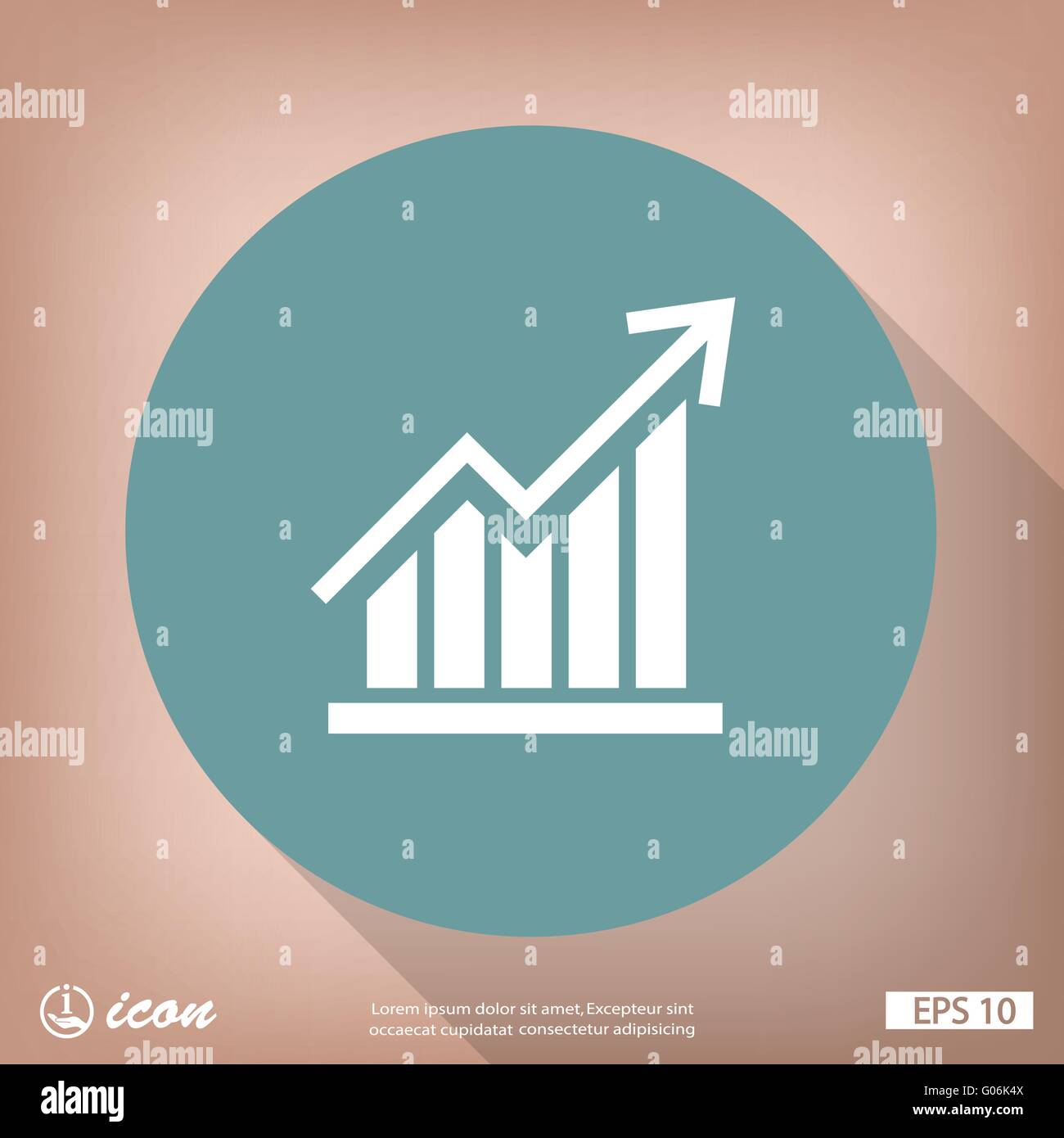 Pictograph of graph Stock Vector Image & Art - Alamy