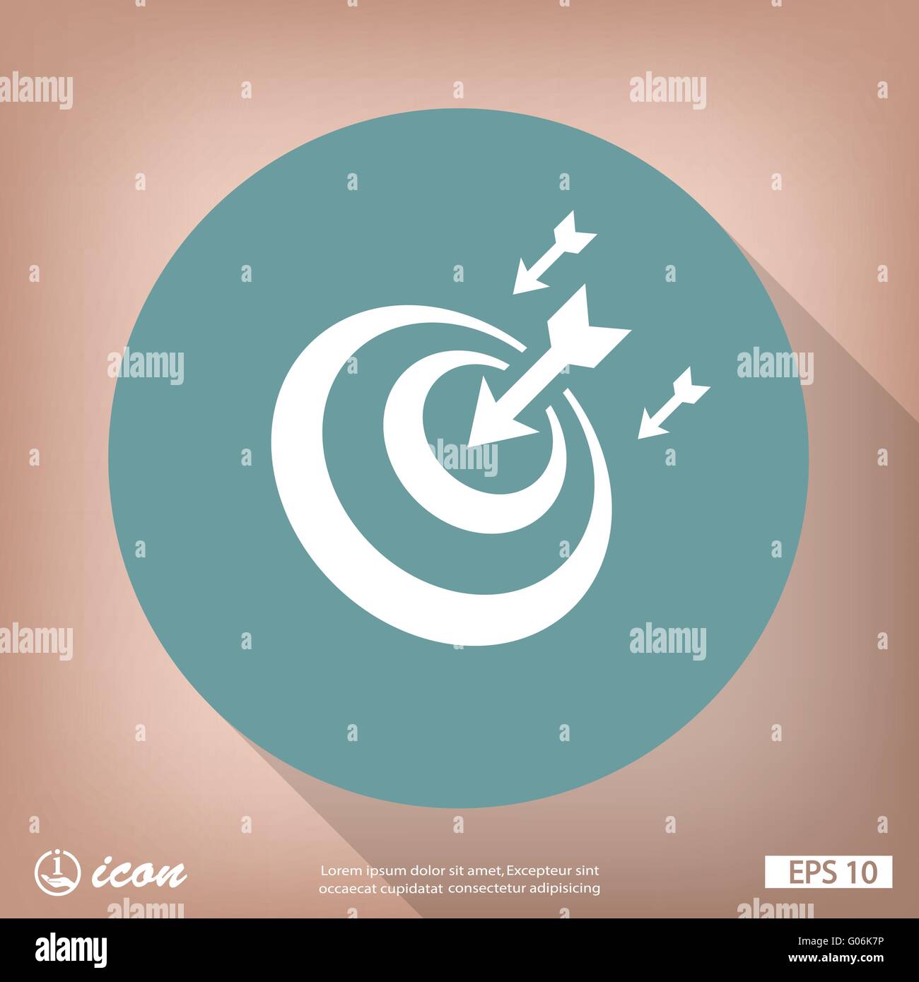 Pictograph of target Stock Vector Image & Art - Alamy