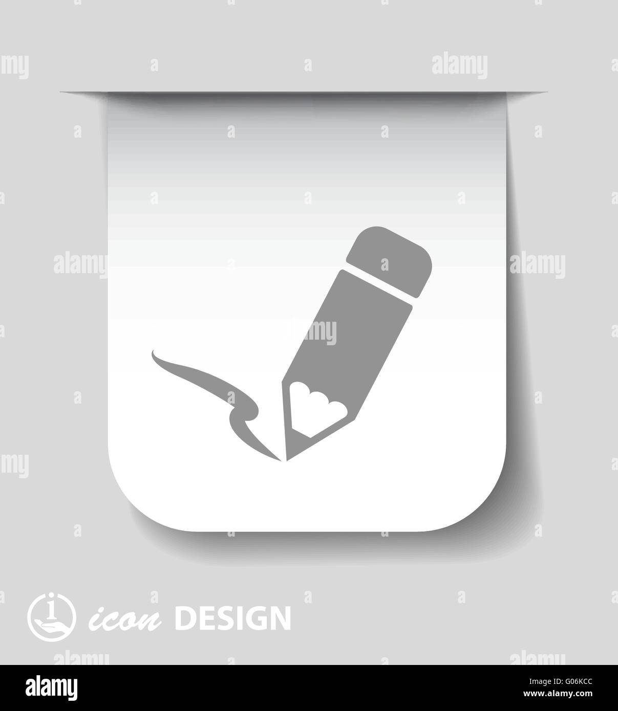 Pictograph of note Stock Vector Image & Art - Alamy