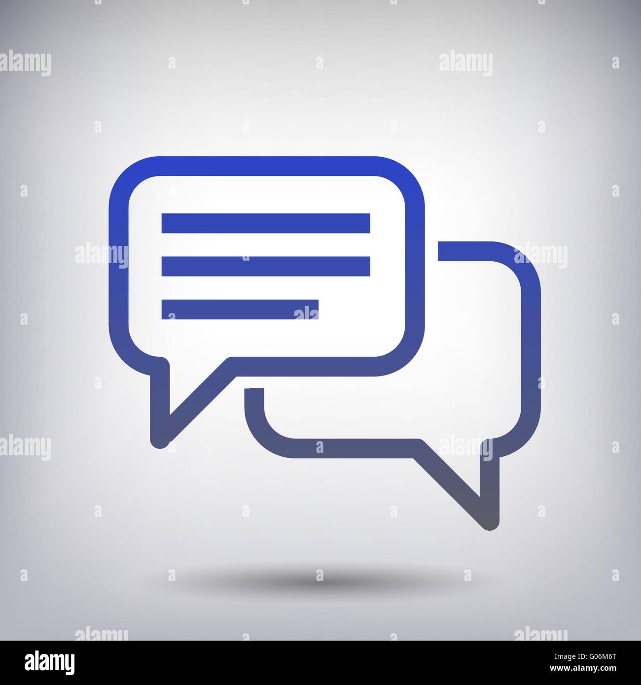 Pictograph of message or chat Stock Vector Image & Art - Alamy