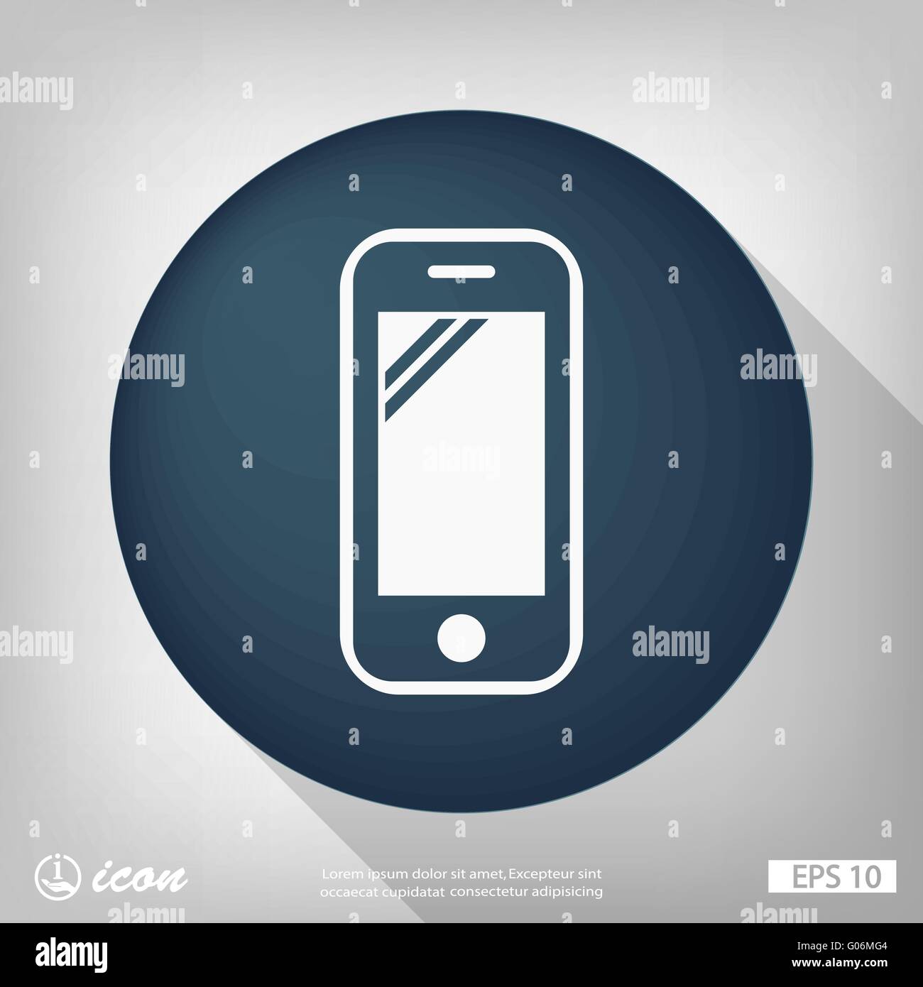 Pictograph of mobile Stock Vector Image & Art - Alamy