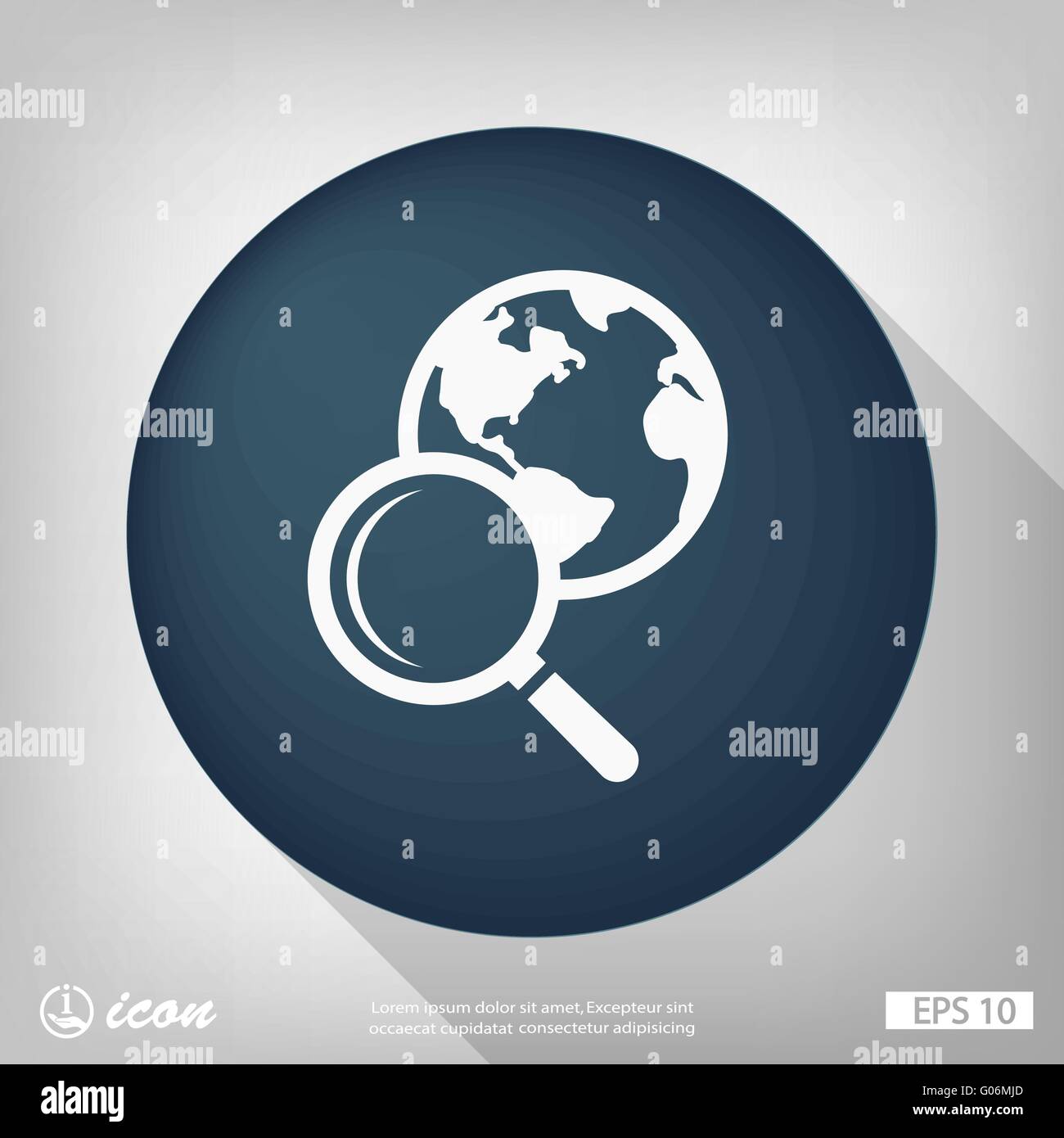 Pictograph of search Stock Vector Image & Art - Alamy