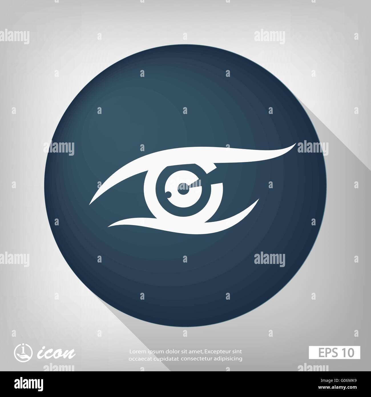 Pictograph of eye Stock Vector Image & Art - Alamy