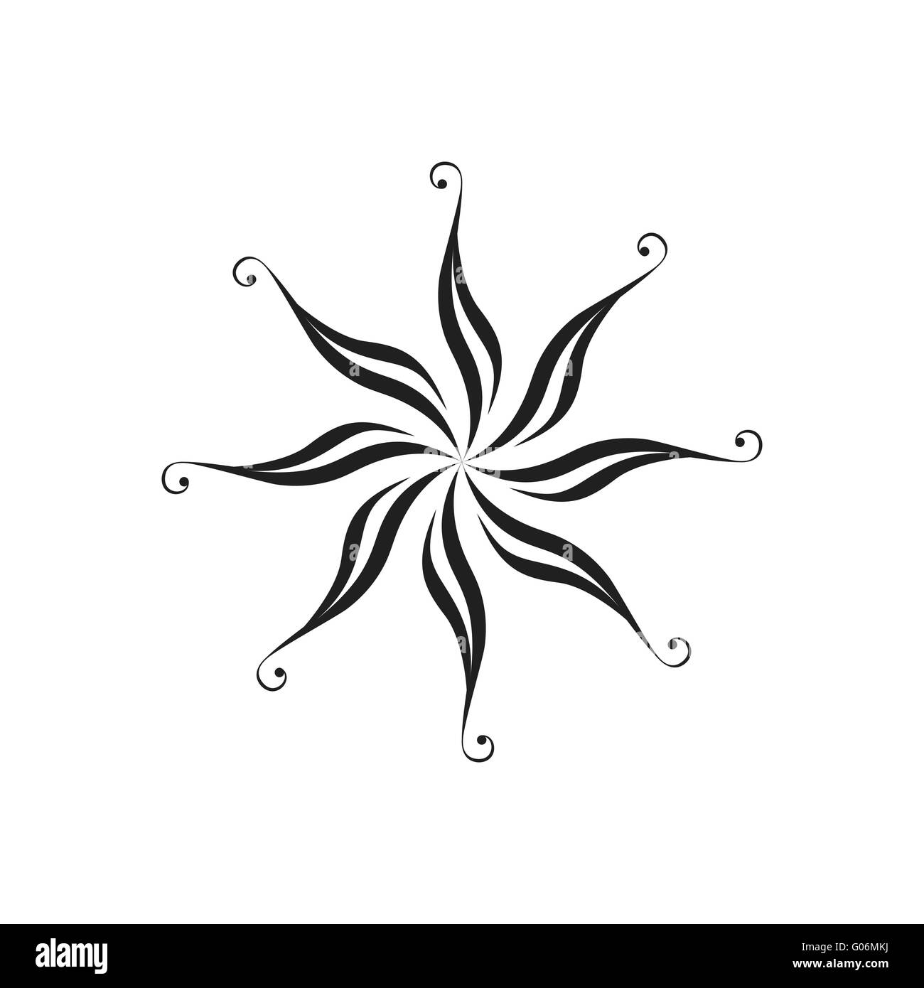 Picturesquely beautiful vector shape Stock Vector Image & Art - Alamy