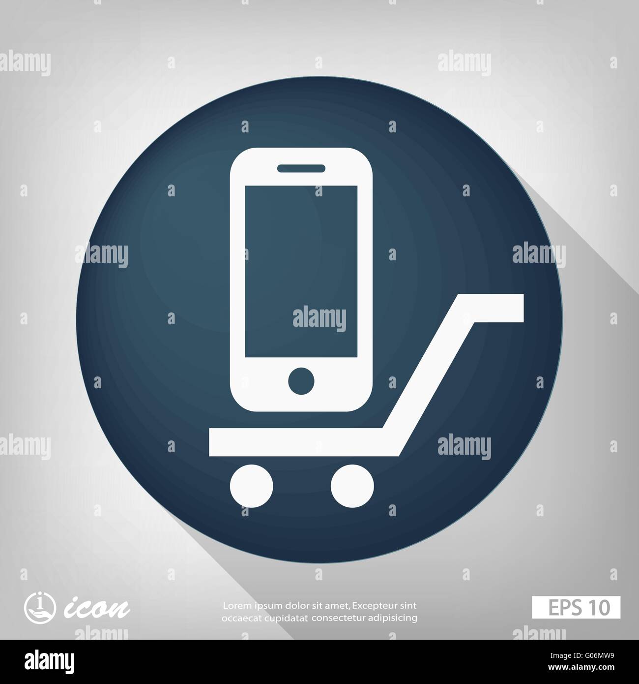 Pictograph of mobile Stock Vector Image & Art - Alamy