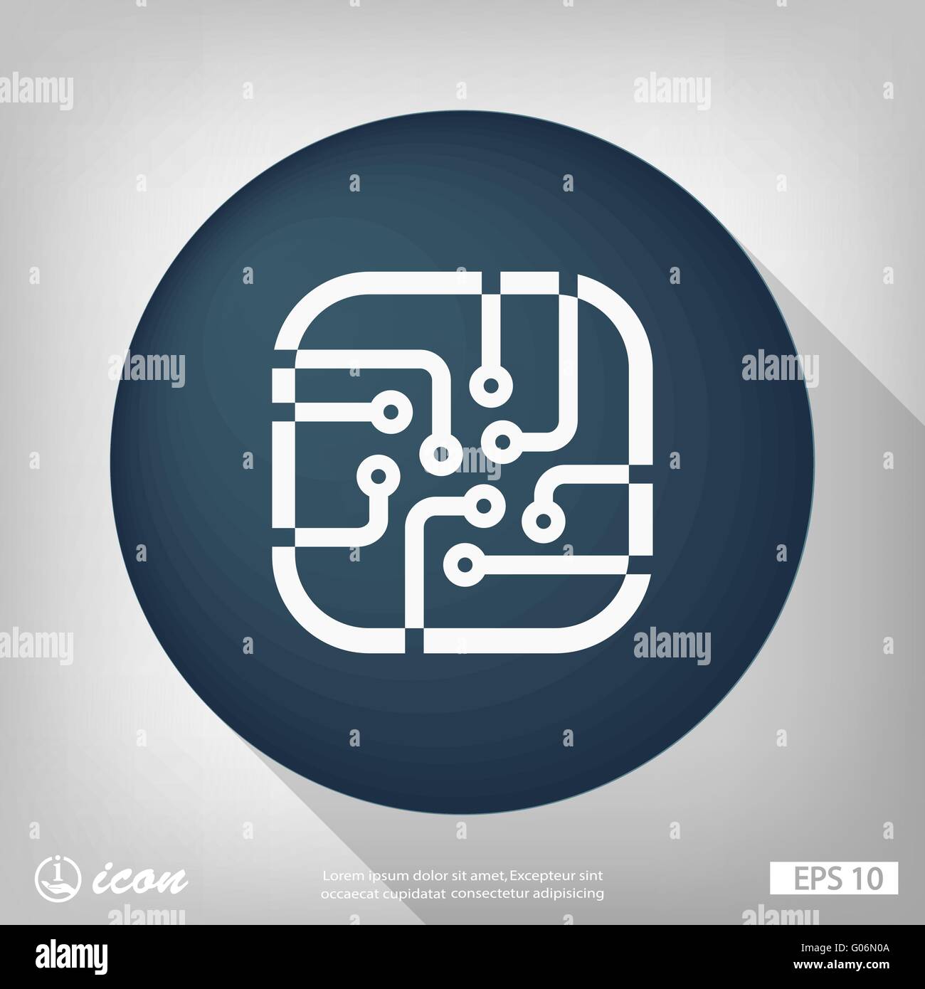 Pictograph of circuit board Stock Vector Image & Art - Alamy