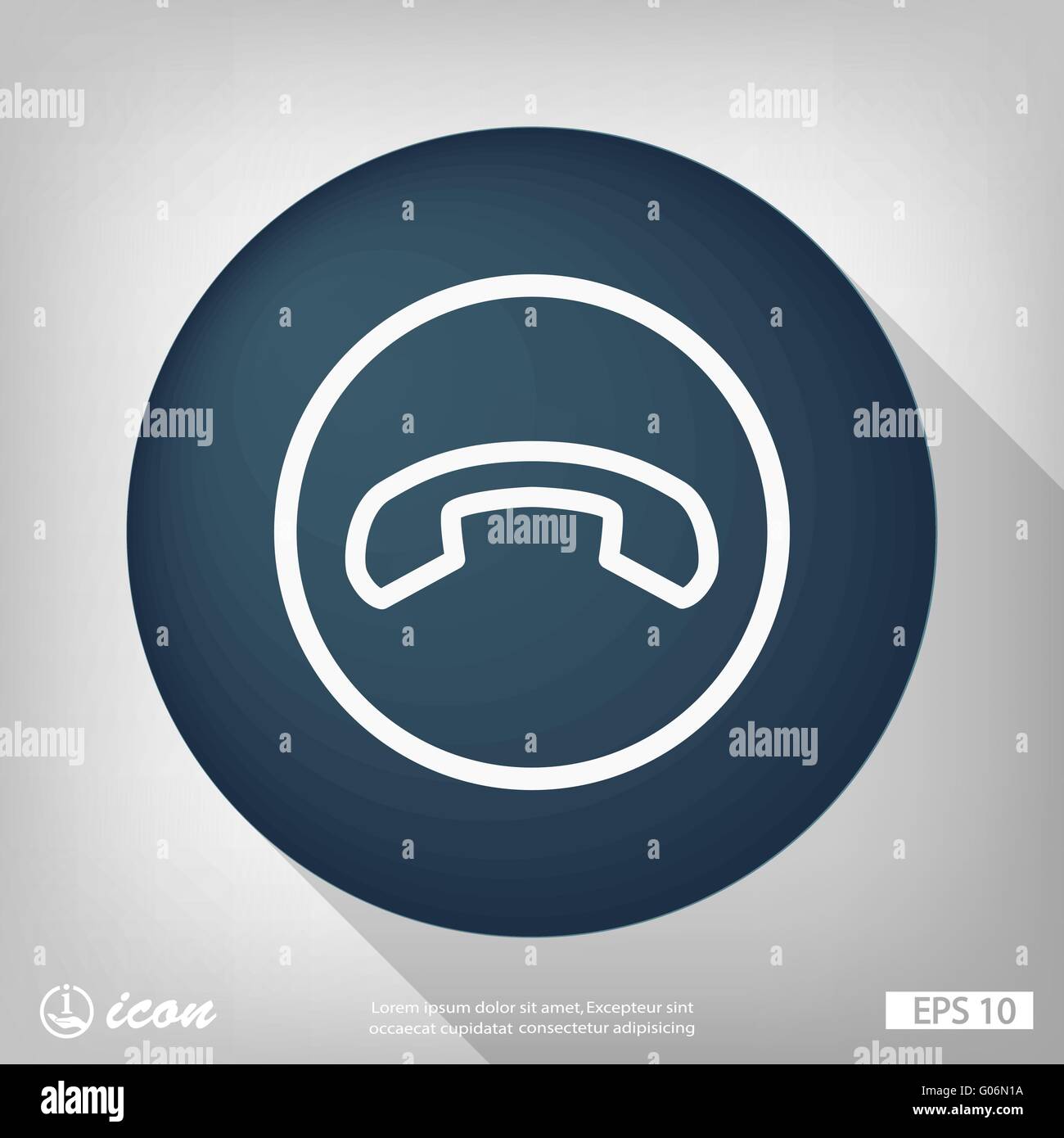 Pictograph of phone Stock Vector Image & Art - Alamy