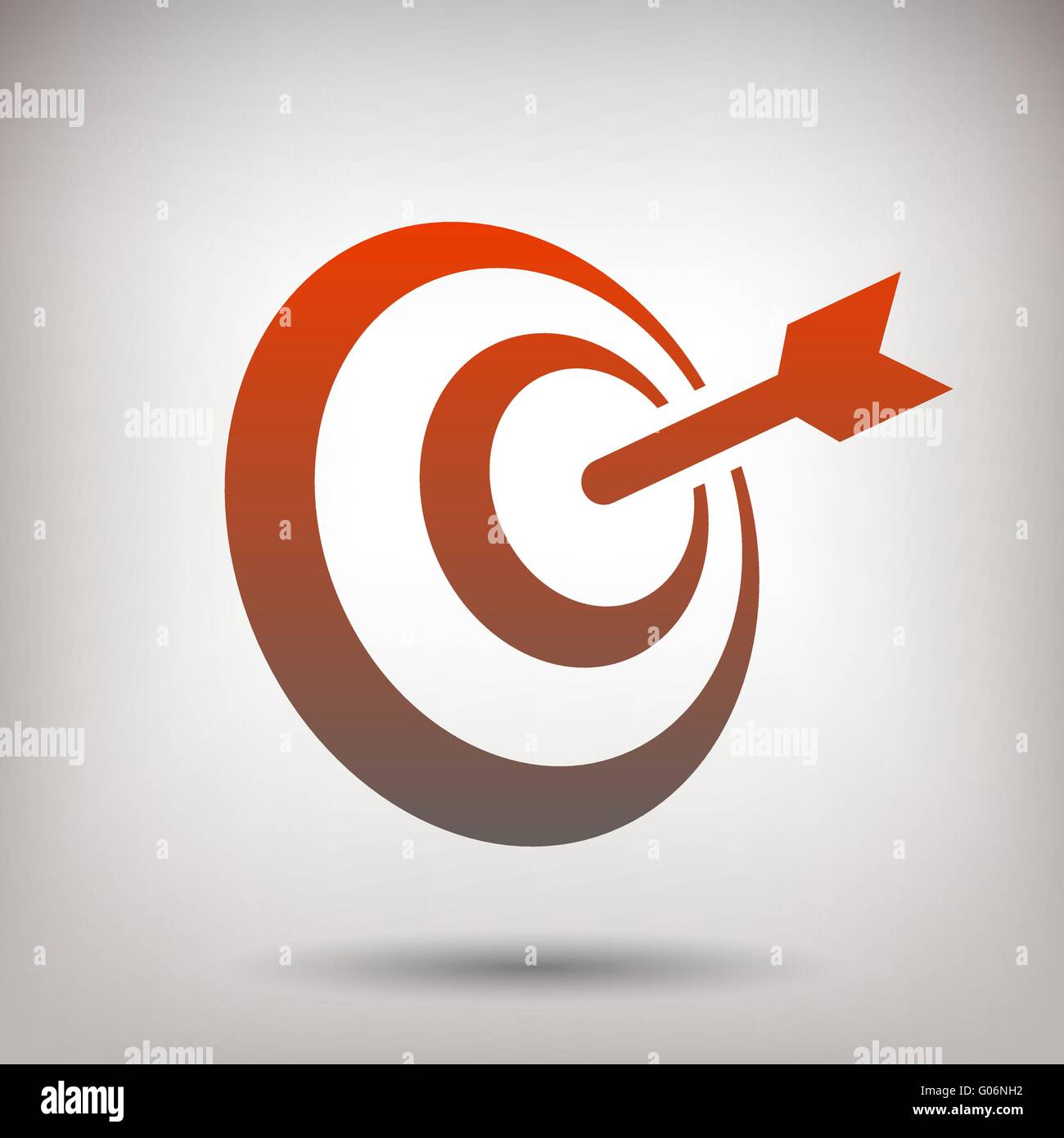 Pictograph of target. Vector concept illustration for design. Eps 10 ...