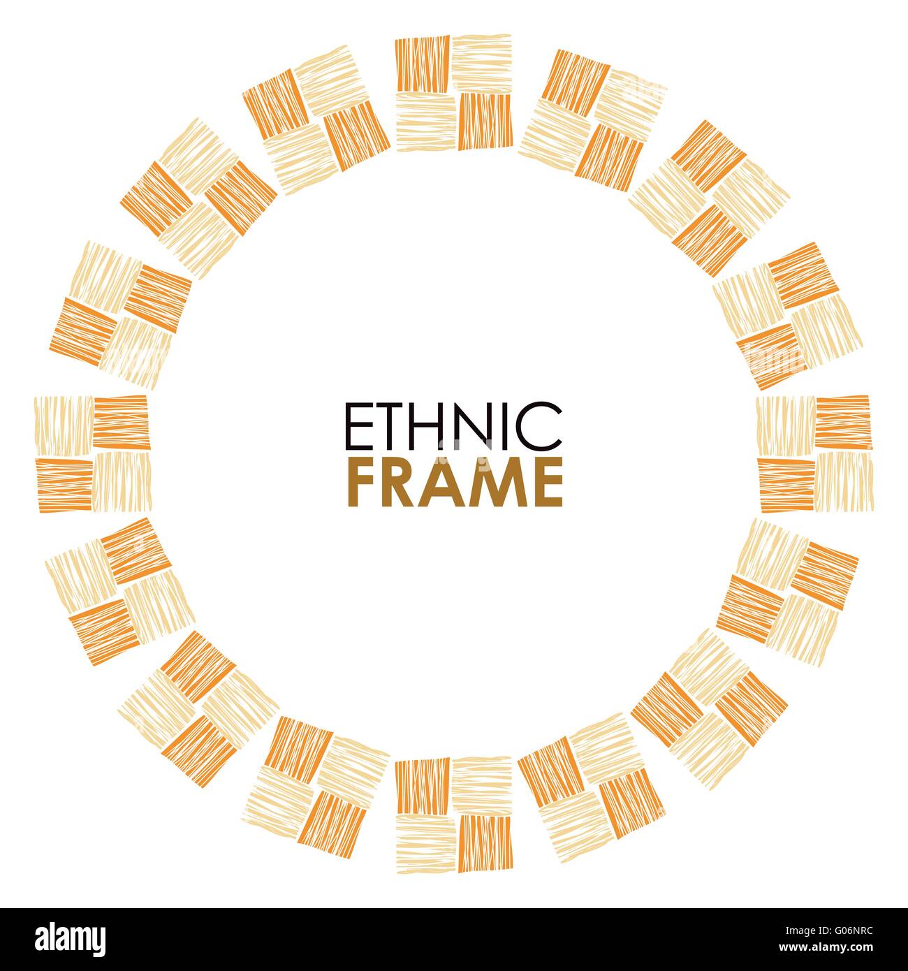 Ethnic vector frame Stock Vector Image & Art - Alamy