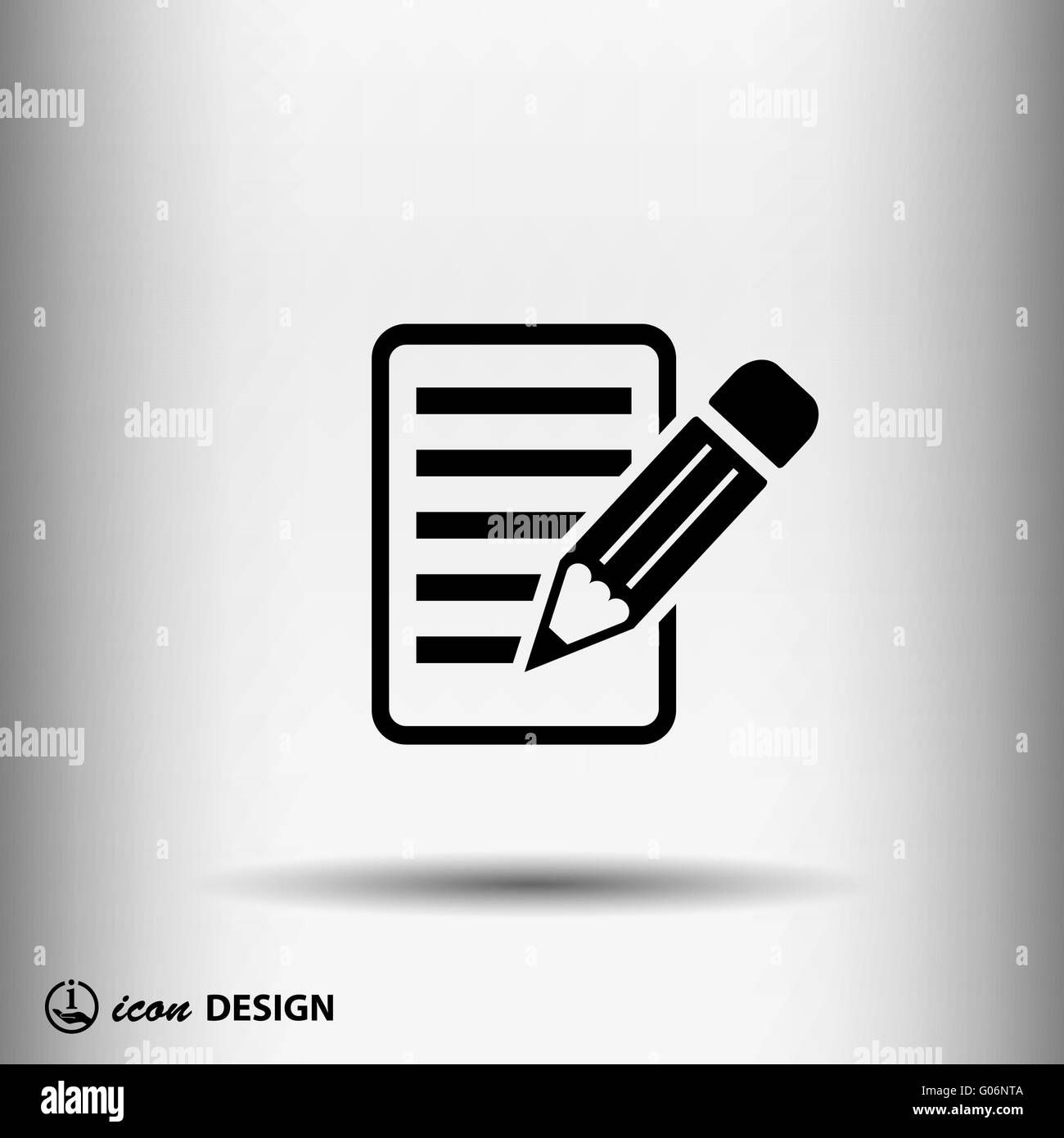 Pictograph of note Stock Vector Image & Art - Alamy