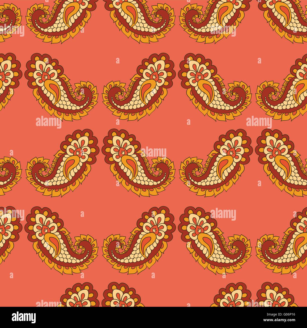 Seamless paisley pattern Stock Vector Image & Art - Alamy