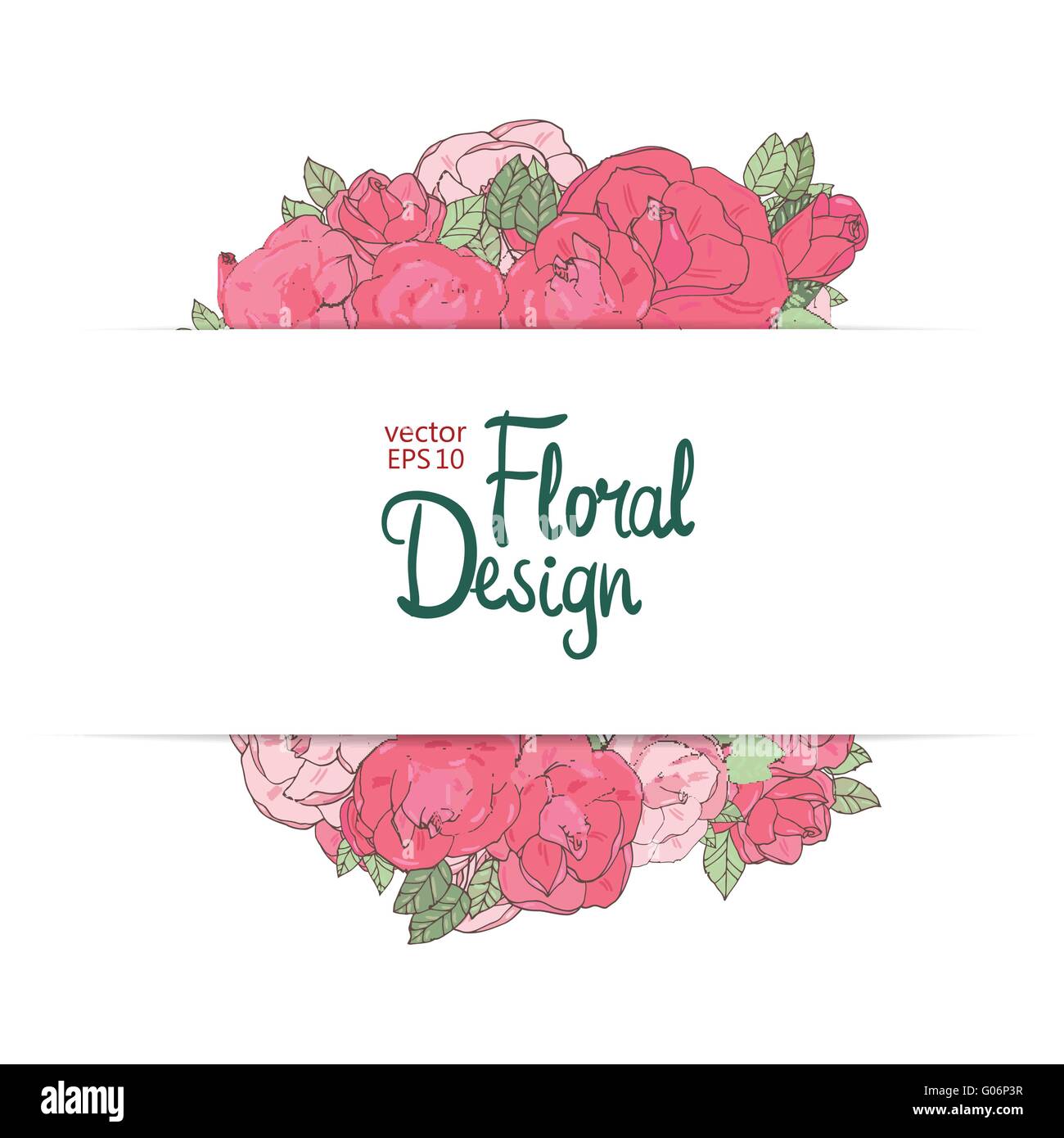 Floral vector border Stock Vector Image & Art - Alamy