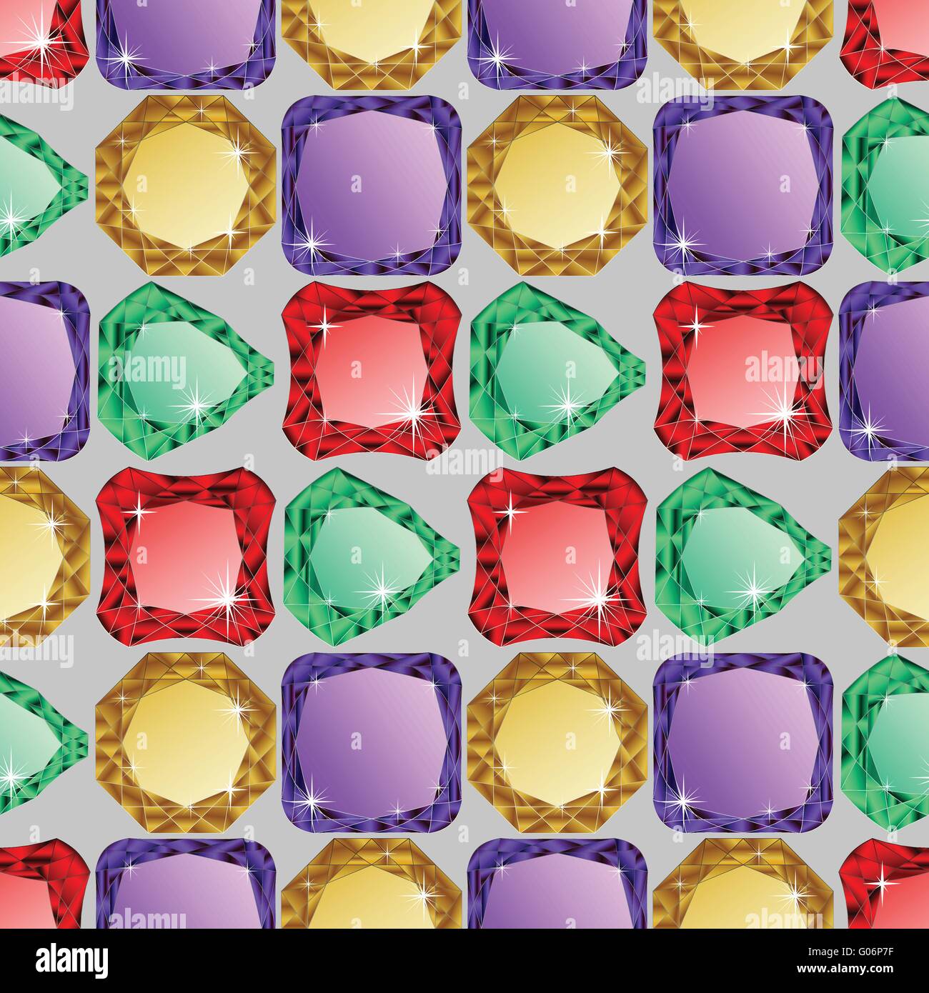 Diamonds seamless pattern Stock Vector Image & Art - Alamy