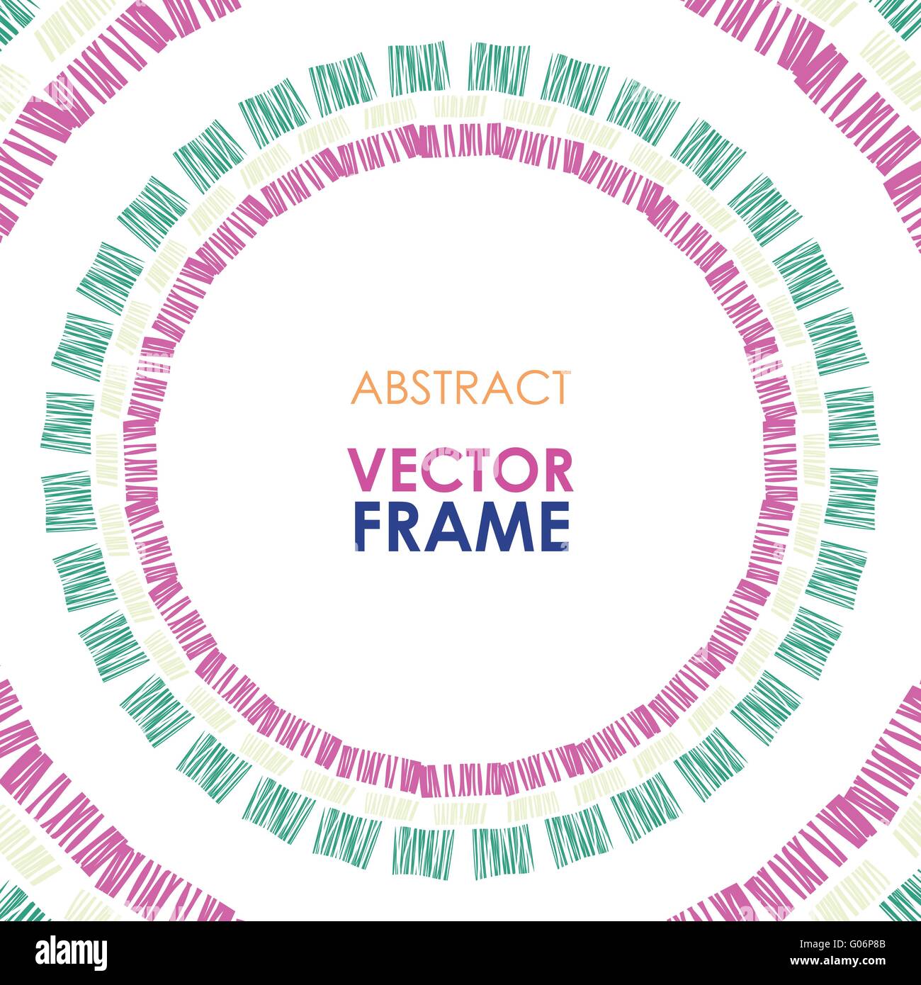 Ethnic vector frame Stock Vector Image & Art - Alamy