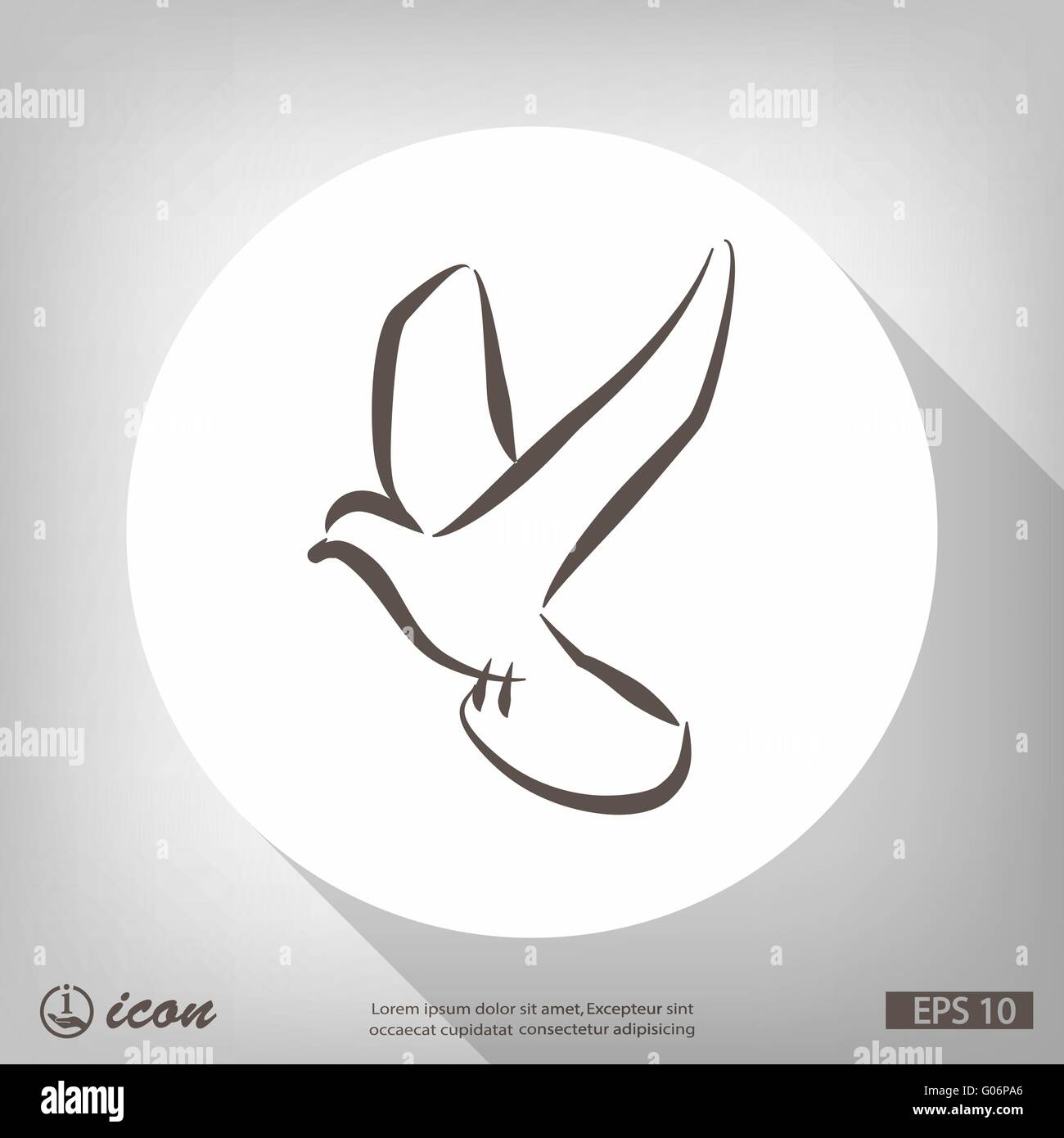 Pictograph of bird Stock Vector Image & Art - Alamy